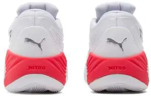 PUMA Fusion Nitro Spectra Low Top Sneakers - White/red