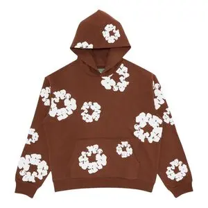 DENIM TEARS Cotton Wreath Hoodie - Brown/white