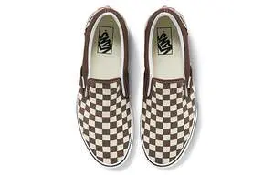 VANS Classic Slip-on Checkerboard - Brownwhite