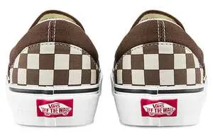 VANS Classic Slip-on Checkerboard - Brownwhite