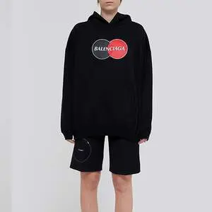 Balenciaga Graphic Print Hoodie