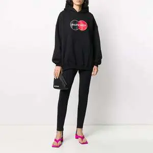 Balenciaga Graphic Print Hoodie