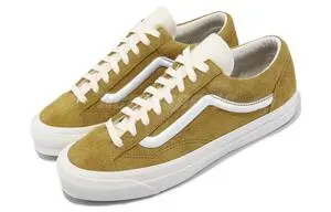 VANS Og Style 36 Lx 'cooperstown Dried Tobacco - Yellow/white