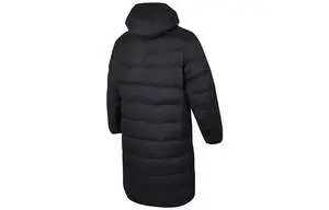 Nike Hooded Puffer Long Coat 'black