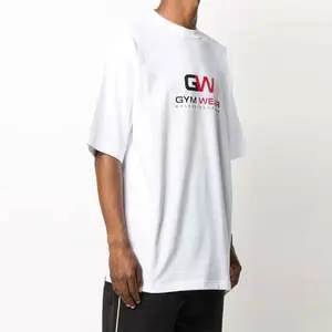 Balenciaga Gym Wear Loose Short Sleeve - White