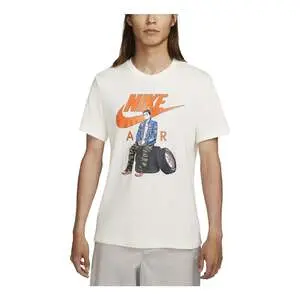 Nike T-shirt 'pale Ivory