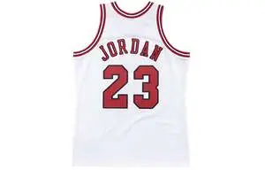 Mitchell & Ness Nba Authentic Jersey Chicago Bulls 1996-97 Michael Jordan - White/red