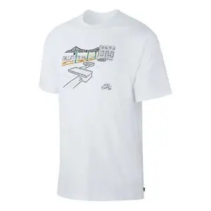 Nike Graffiti Print Short Sleeve T-shirt - White
