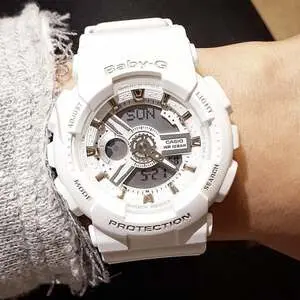 Casio Baby-g Ba-110ga-7a1 Watch - White