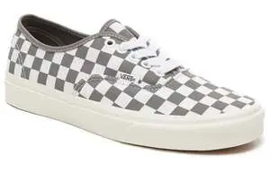 VANS Authentic Checkerboard Lace-up Sneakers - Pewter/marshmallow