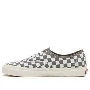 VANS Vans Authentic Checkerboard Lace-Up Sneakers Pewter/marshmallow