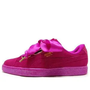 PUMA Suede Heart Satin Low Top Sneakers