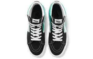VANS Sk8-hi High Top Sneakers - Green/black