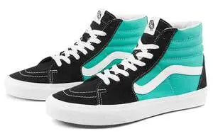 VANS Sk8-hi High Top Sneakers - Green/black