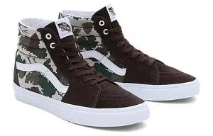 VANS Sk8-hi Leaf Camo Lace Up Sneakers