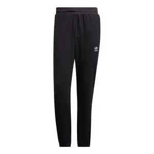 Adidas Originals Ss22 Logo Solid Color Breathable Casual Sports Pants/trousers/joggers Black - Multi-color