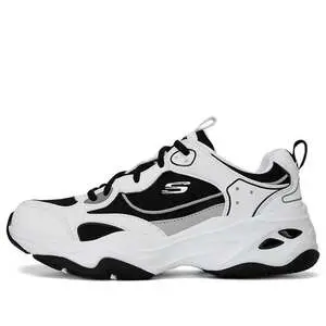 Sketchers Dlites 4.0 Athletic Sneakers - White/black/grey