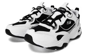 Sketchers Dlites 4.0 Athletic Sneakers - White/black/grey