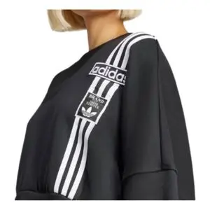 Adidas Adibreak Cropped Sweatshirt - Black/white