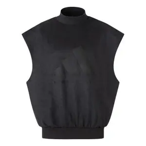 Adidas Basketball Sueded Sleeveless Sweatshirt - Carbon