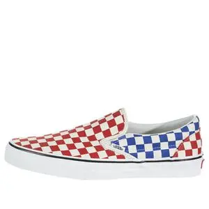 VANS Vans Classic Slip-On Checkerboard Sneakers Redwhite