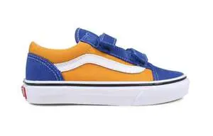 VANS Old Skool V "pop Blue Gold" Low Top Sneakers - Blue/orange