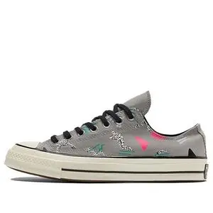 CONVERSE Chuck 70 Low Top "archive Skate Print Dolphin - Gray/multi-color