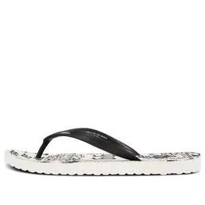 VANS Makena Graphic Print Flip Flops - Black/white