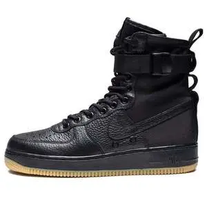 Nike Sf Air Force 1 High Top Sneakers - Black/gum
