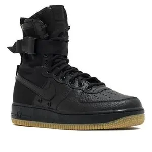 Nike Sf Air Force 1 High Top Sneakers - Black/gum