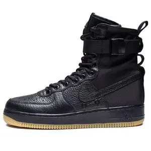 Nike Sf Air Force 1 High Top Sneakers - Black/gum