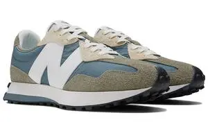 NEW BALANCE 327 Low Top Sneakers - Blue/olive Green