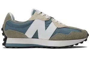 NEW BALANCE 327 Low Top Sneakers - Blue/olive Green