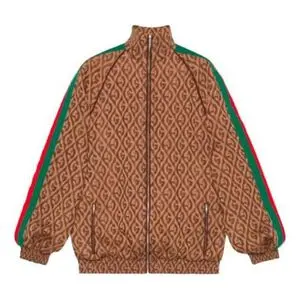Gucci G Rhombus Track Jacket - Brown