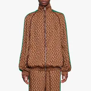 Gucci G Rhombus Track Jacket - Brown