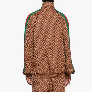 Gucci G Rhombus Track Jacket - Brown