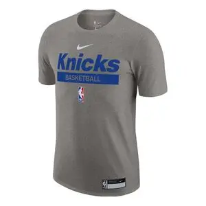 Nike X Nba New York Knicks Basketball T-shirt - Grey/multi-color