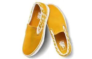 VANS Classic Slip-on "logo Repeat - Yellow
