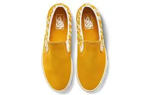 VANS Classic Slip-on "logo Repeat - Yellow