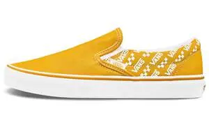 VANS Classic Slip-on "logo Repeat - Yellow