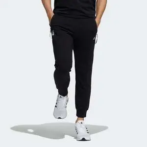 Adidas Wj Pnt Ft Series Solid Color Slim Fit Bundle Feet Sports Pants