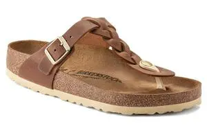 BIRKENSTOCK Gizeh Braided Leather Sandals