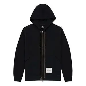 CONVERSE X Slam Jam Crossover Back Logo Sports Hooded Jacket - Black