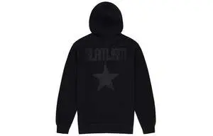CONVERSE X Slam Jam Crossover Back Logo Sports Hooded Jacket - Black
