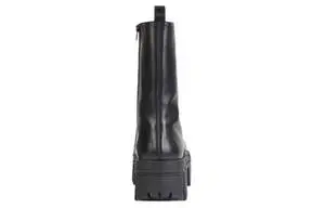 Balenciaga Bulldozer Lace-up Leather High Top Boots