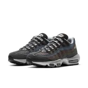 Nike Max 95 Premium "rainbow 3m" Athletic Sneakers - Charcoal Grey