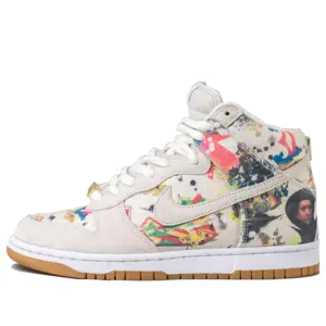 Nike X Supreme Sb Dunk High Og Qs Rammellzee - White/white-multi-color