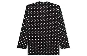 Play Comme Des Garcon Polka Dots Long Sleeve T-shirt - Black