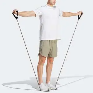 Adidas Workout Base Logo Tee 'white Transparent - White/transparent