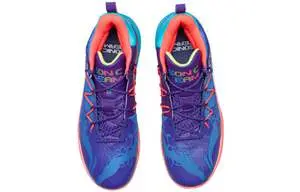 LI-NING Sonic Team Mid Basketball Sneakers - Purple/blue